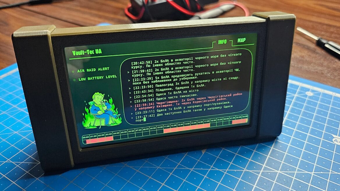 Фанат Fallout з України створив систему в дусі Pip-Boy, що відстежує ...
